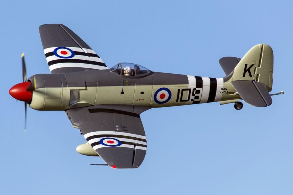 FlightLine Hawker Sea Fury 1200mm (47") Wingspan - PNP – motionrc663.com